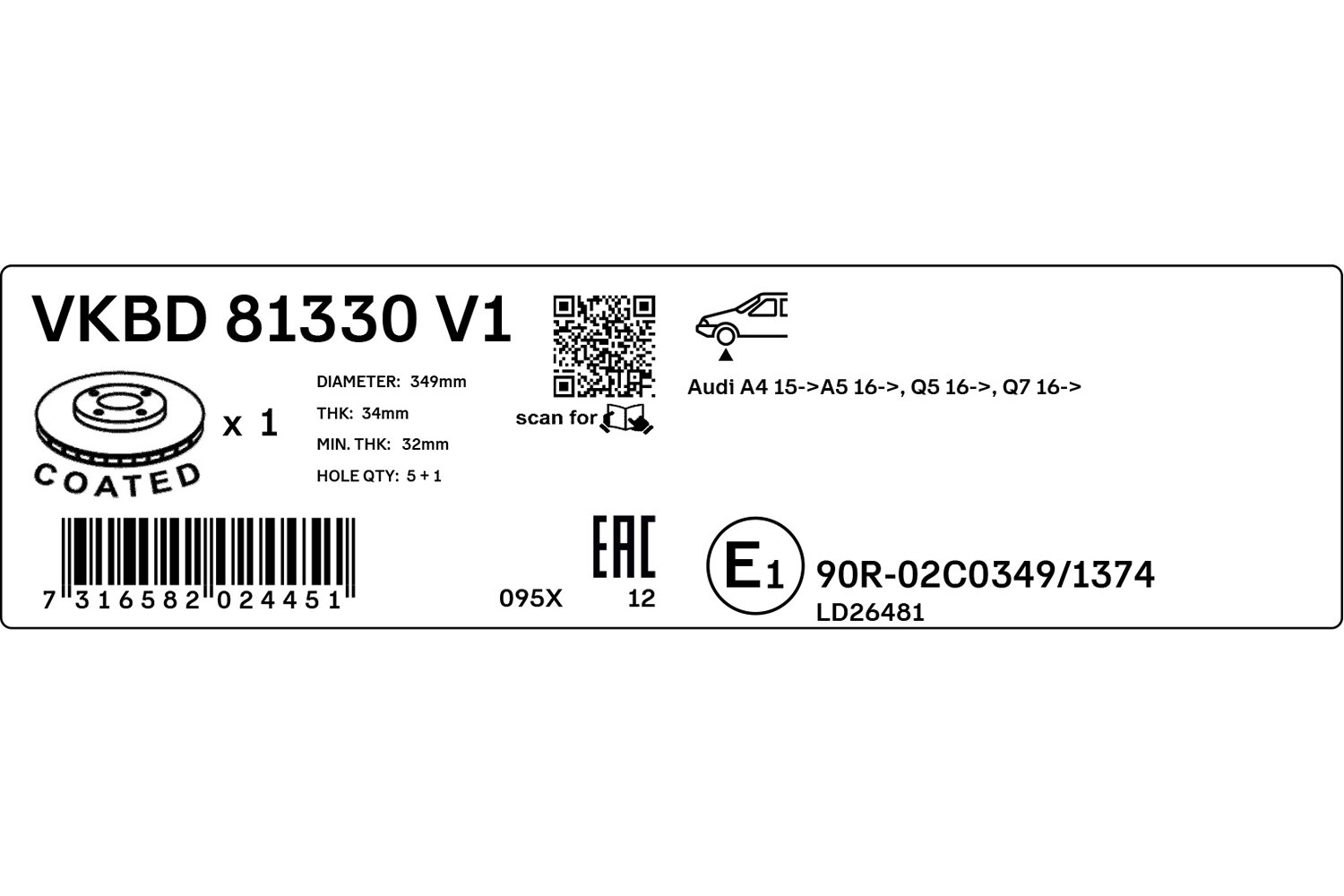 SKF Automotive | Precise parts available globally-VKBD81330V1