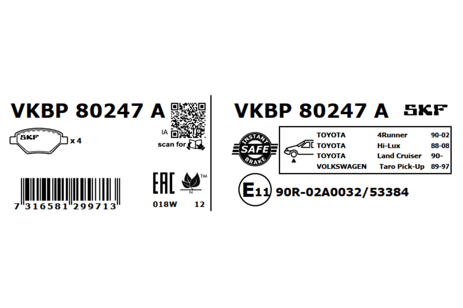 SKF Automotive | Precise parts available globally-VKBP80247A