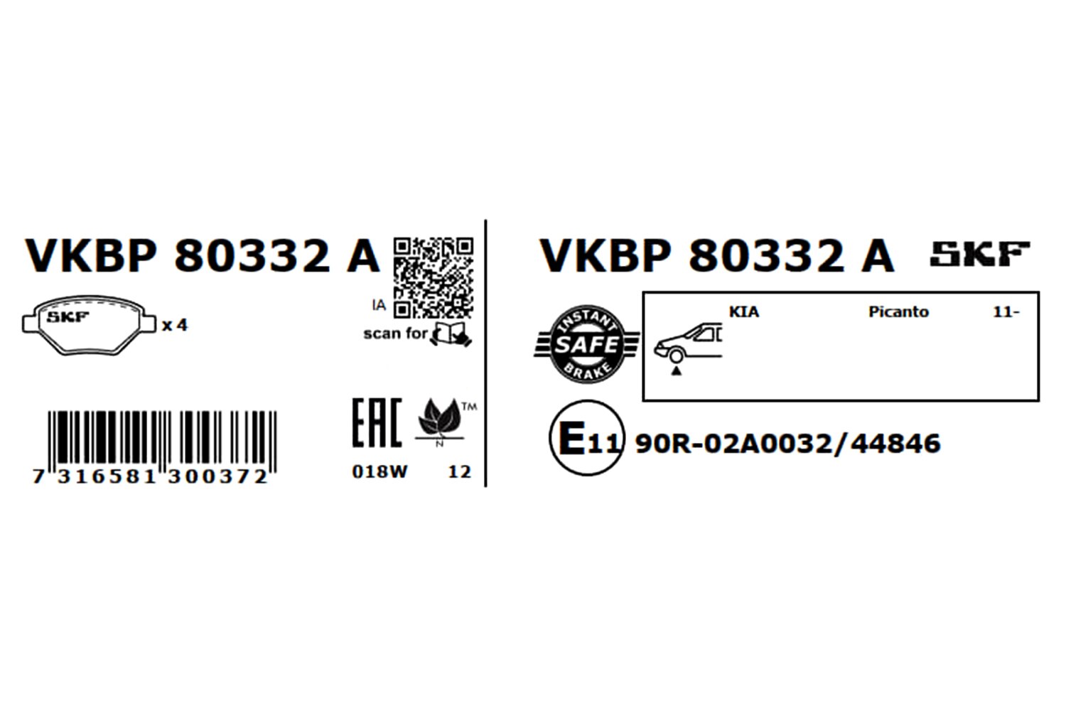 SKF Automotive | Precise parts available globally-VKBP80332A