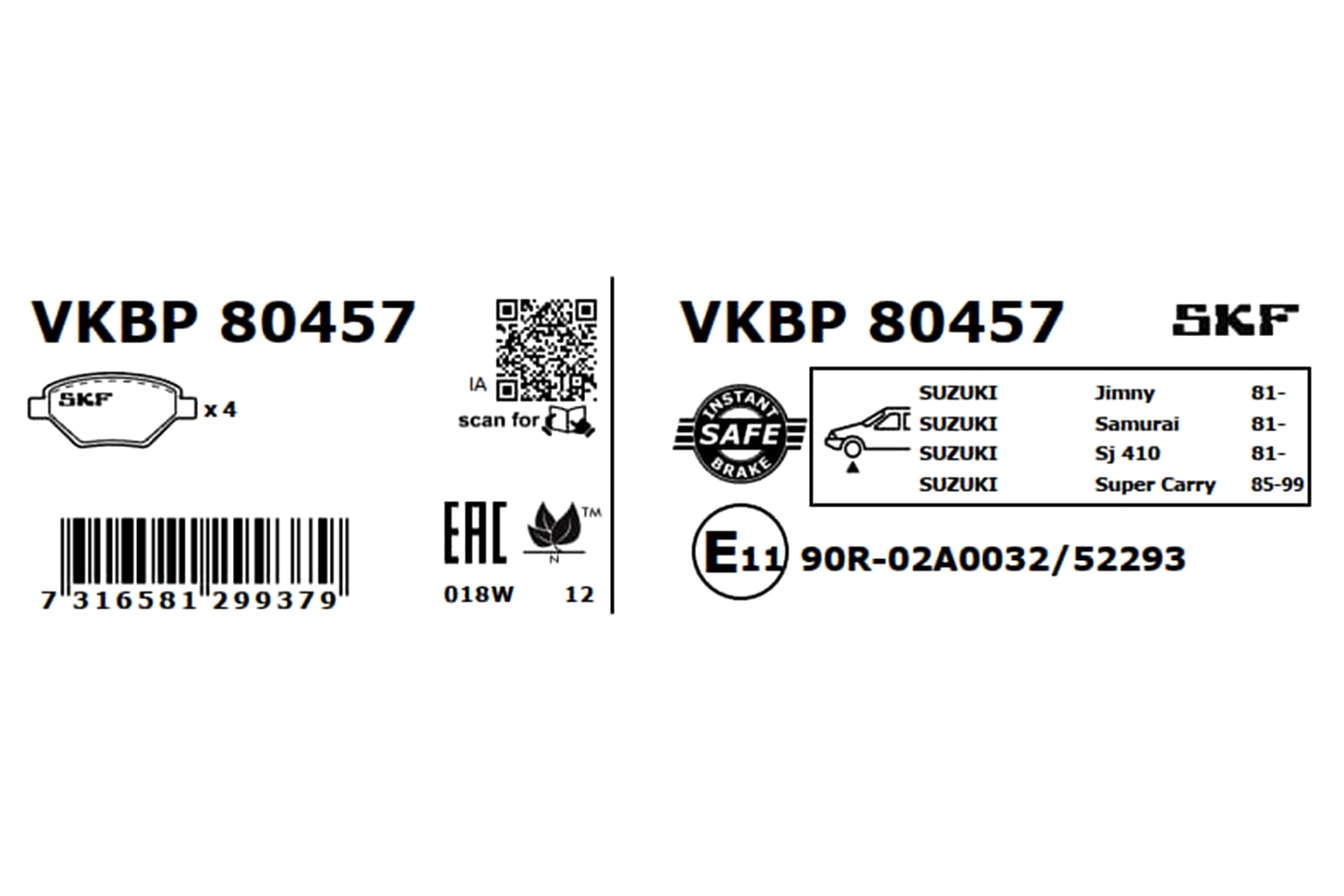 SKF Automotive | Precise parts available globally-VKBP80457
