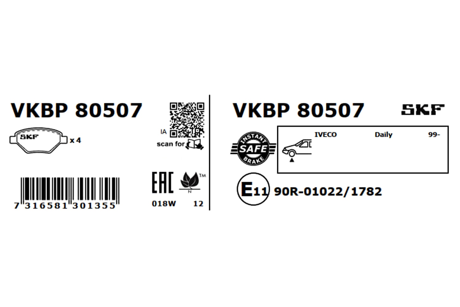 SKF Automotive | Precise parts available globally-VKBP80507