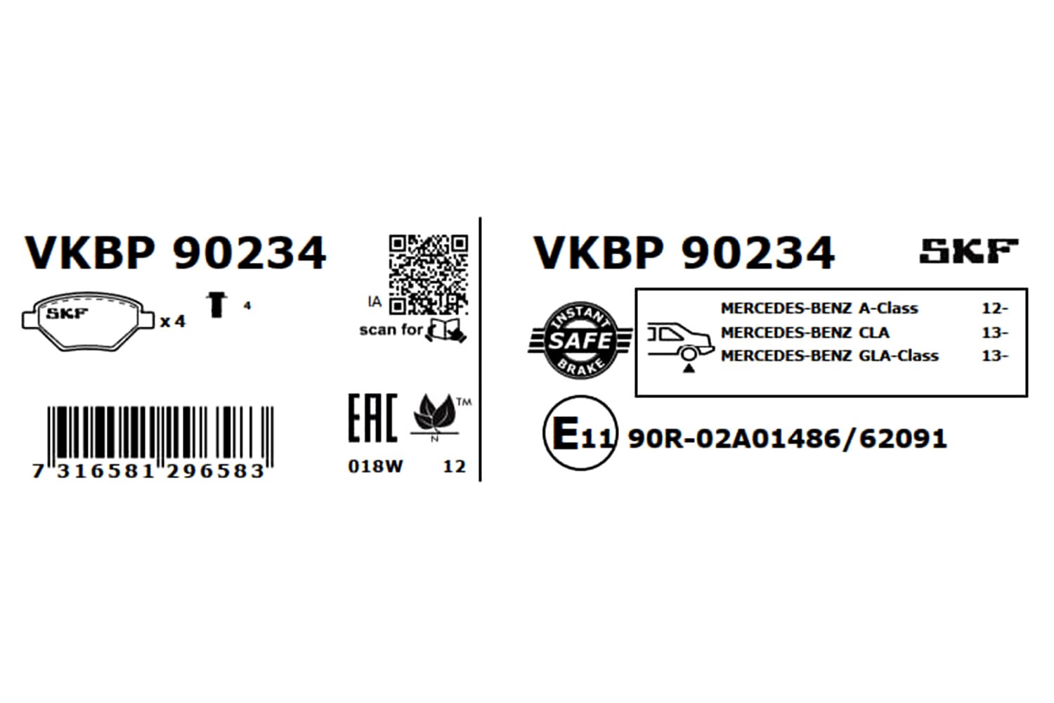 SKF Automotive | Precise parts available globally-VKBP90234
